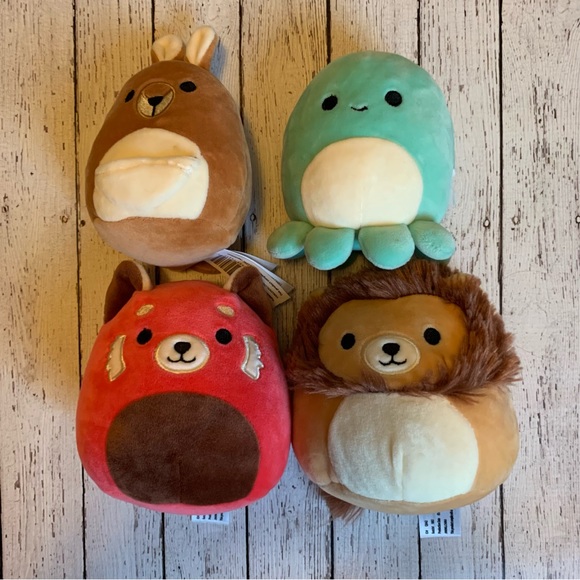 Squishmallows | Toys | Lot Of 4 Squishmallows Francis Lion Cici Red ...